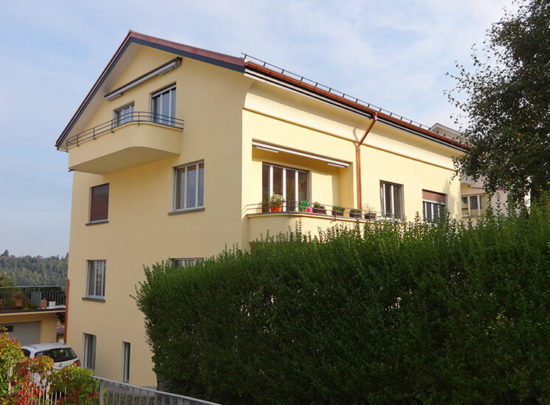 Gips Wesmelin-Terrasse Luzern, Ansicht renovierte Fassade | gipser ...